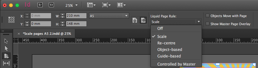 Resize pages quickly in Adobe InDesign CC - Hocking Design Solutions